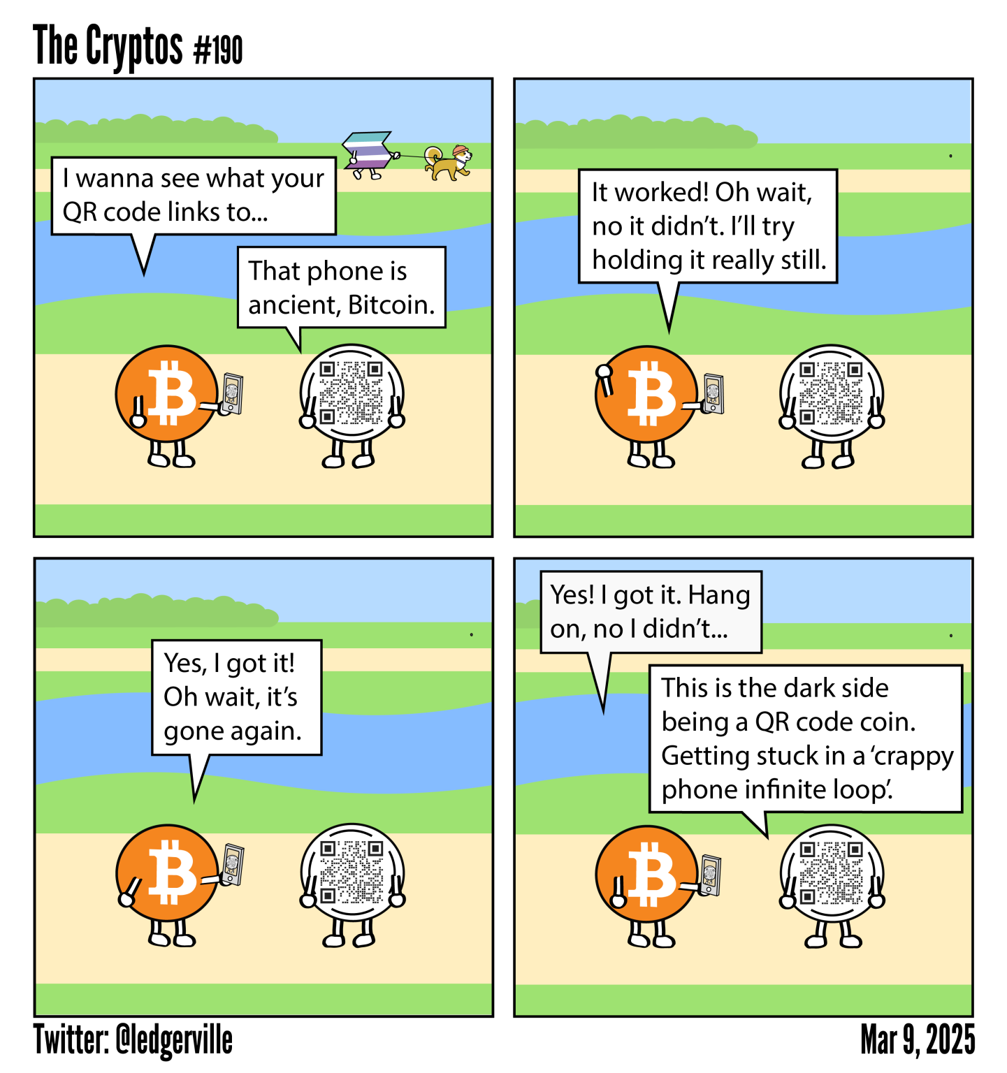 Bitcoin meets QR coin - The Cryptos